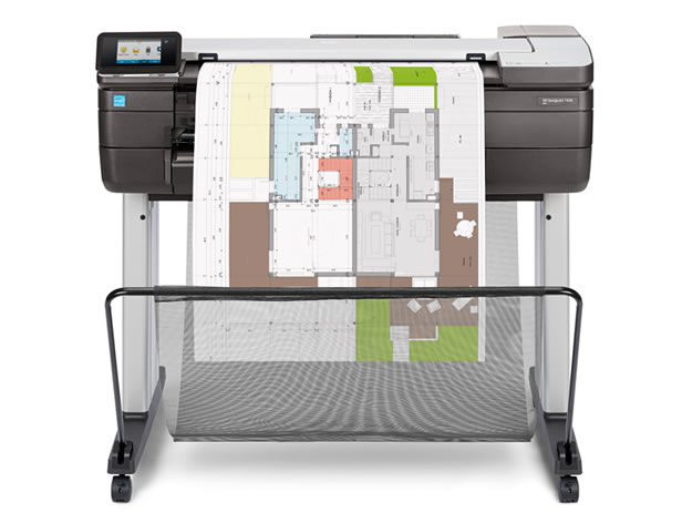 HP Designjet A1 T830 MFP Printer, Scanner & Copier 24" 610mm CAD ...