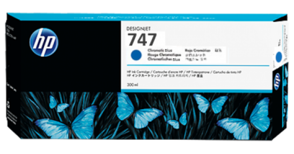 HP 747 300ml Chromatic Blue Ink Cartridge for HP Designjet Z9+ & Z9+dr ...