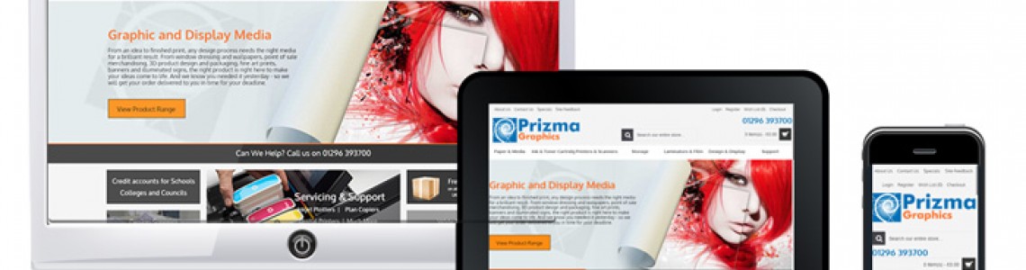 Prizma Graphics Launch New Mobile Friendly Website
