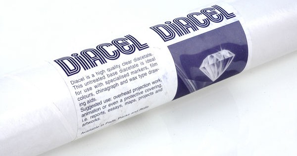 Diacel Clear Acetate 1220mm x 10m 115 micron Roll | Prizma Graphics