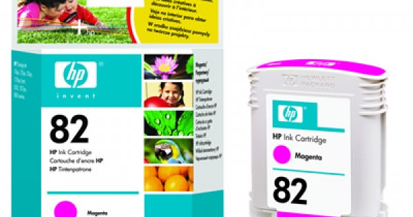 HP C4912A No.82 Magenta Ink Cartridge 69ml for HP Designjet 500, 510 ...