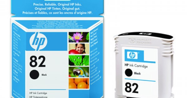 HP CH565A HP No. 82 Black Ink Catridge 69ml for HP Desihnjet 111 & 510 ...