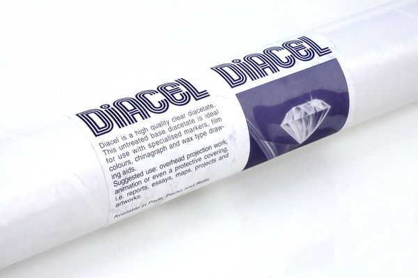 Diacel Clear Acetate 1220mm x10m 75 micron Roll | Prizma Graphics