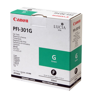 Canon Green Ink Cartridge 330ml PFI-301G | Prizma Graphics